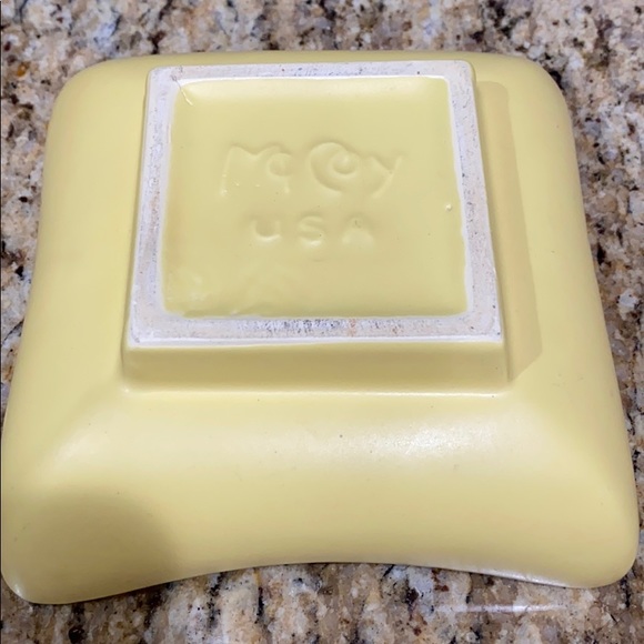 Mccoy | Accents | Vintage Mccoy Yellow Pottery Dish | Poshmark